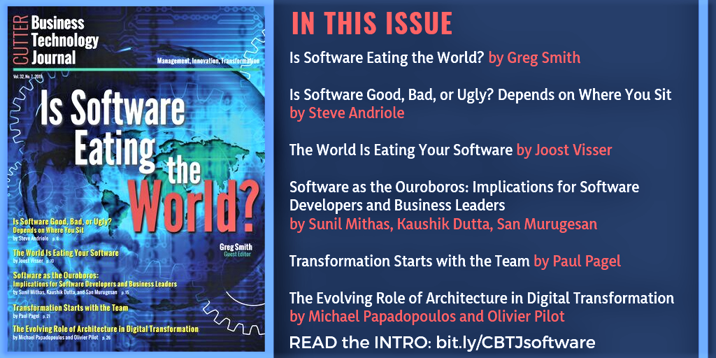 The World is Eating Your Software | Cutter Consortium